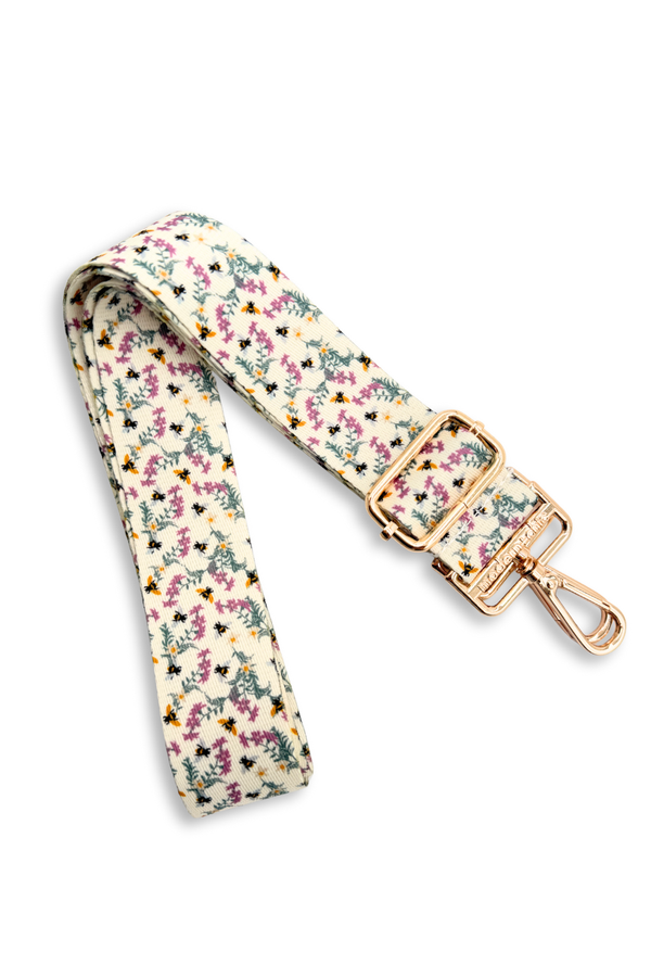 Bee Floral Adjustable Bag Strap – modern+chic