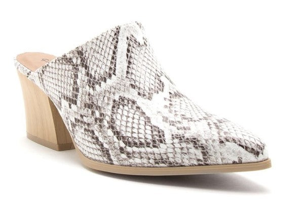 Layla snakeskin mules - Final Sale – modern+chic