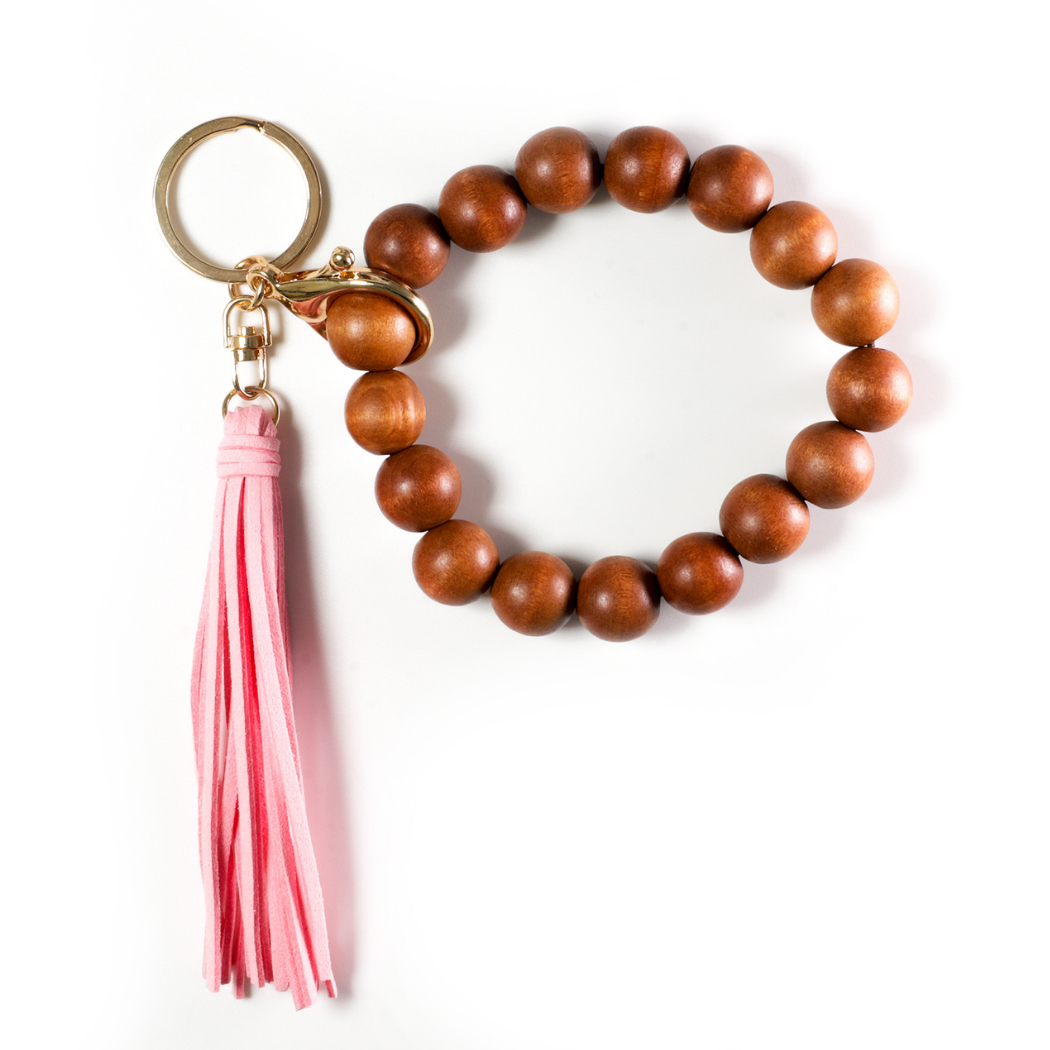 ivy wooden keychain bracelet - final sale – modern+chic