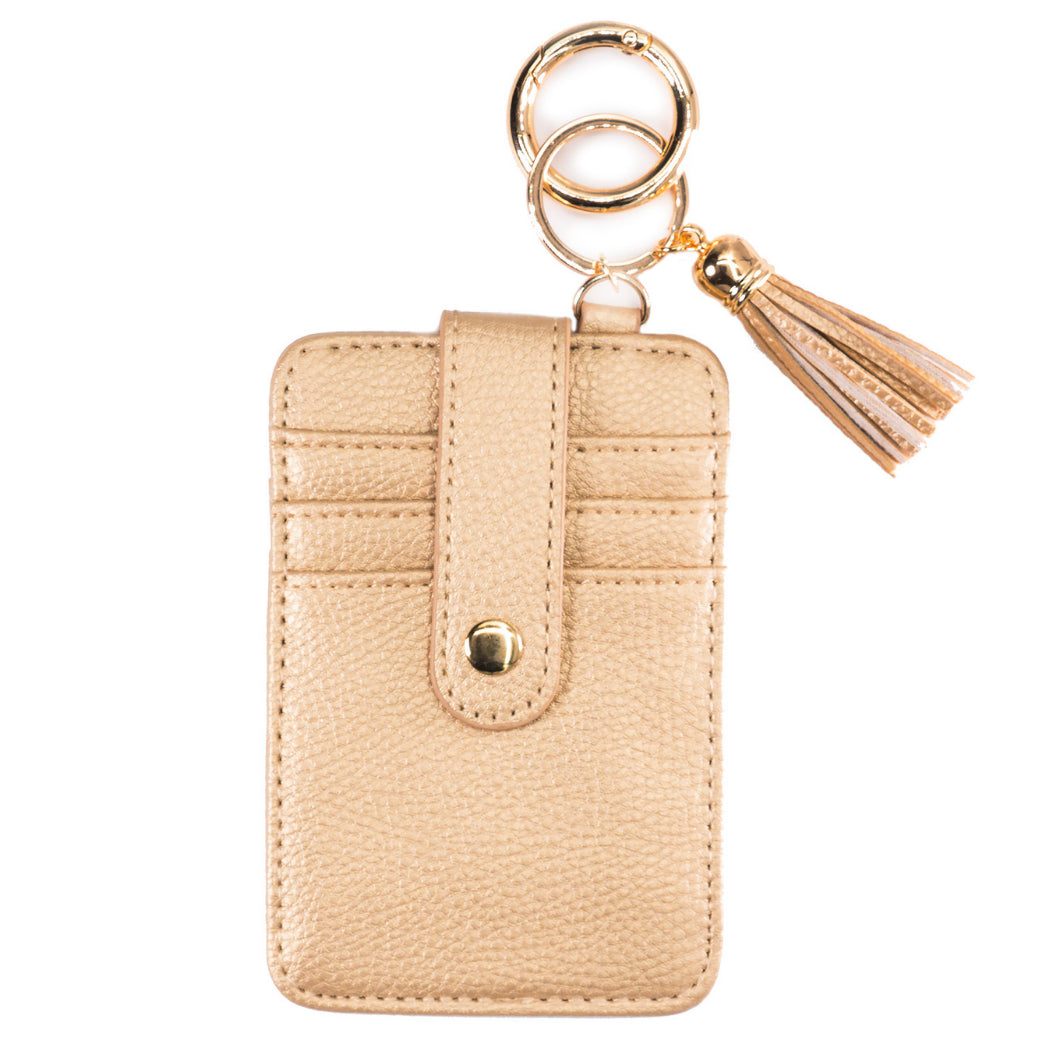 nina credit card wallet keychains – modern+chic