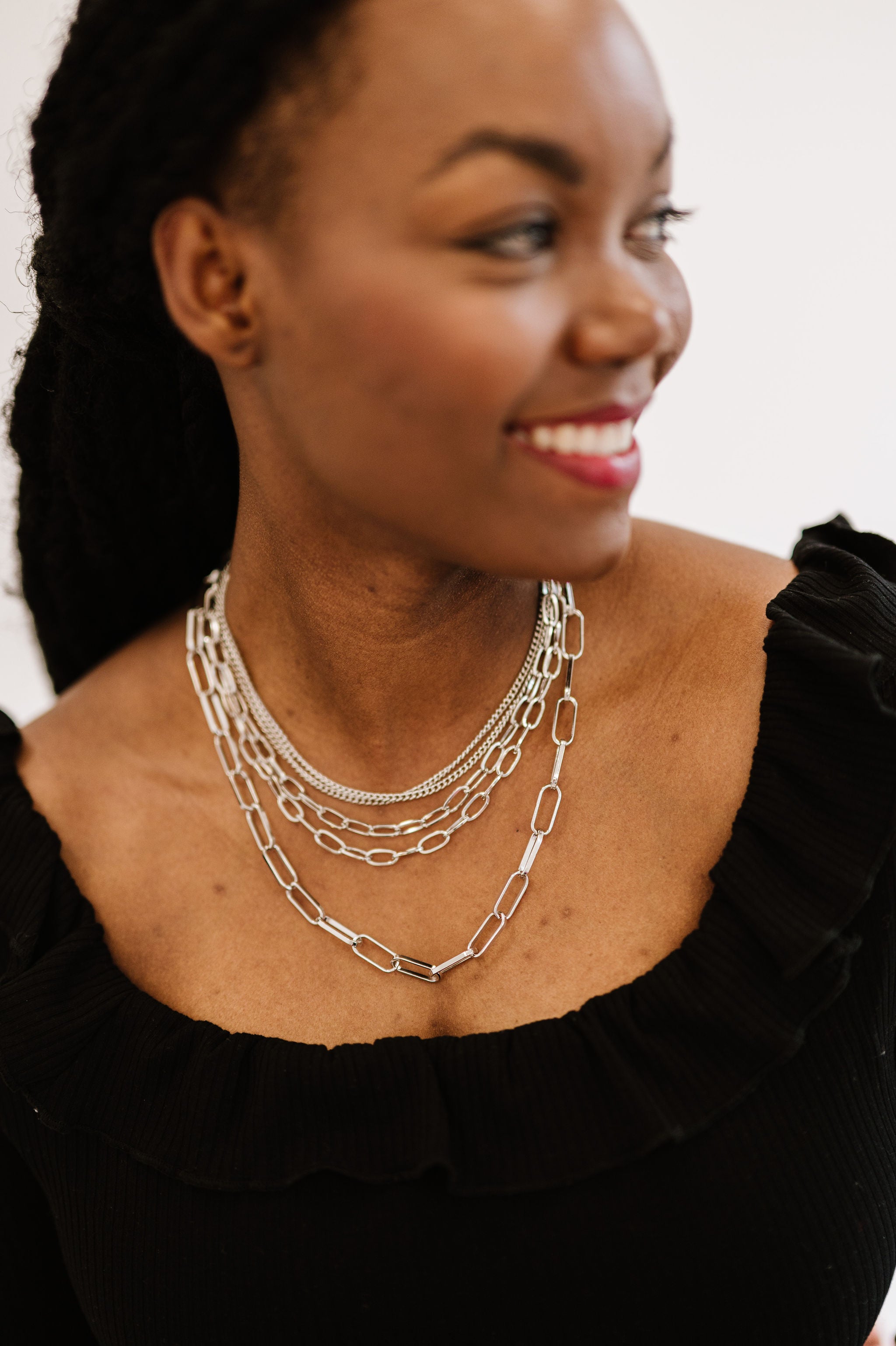 Billie Layered Chain Necklace – modern+chic
